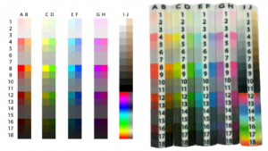 color sample printout - PLANFAB